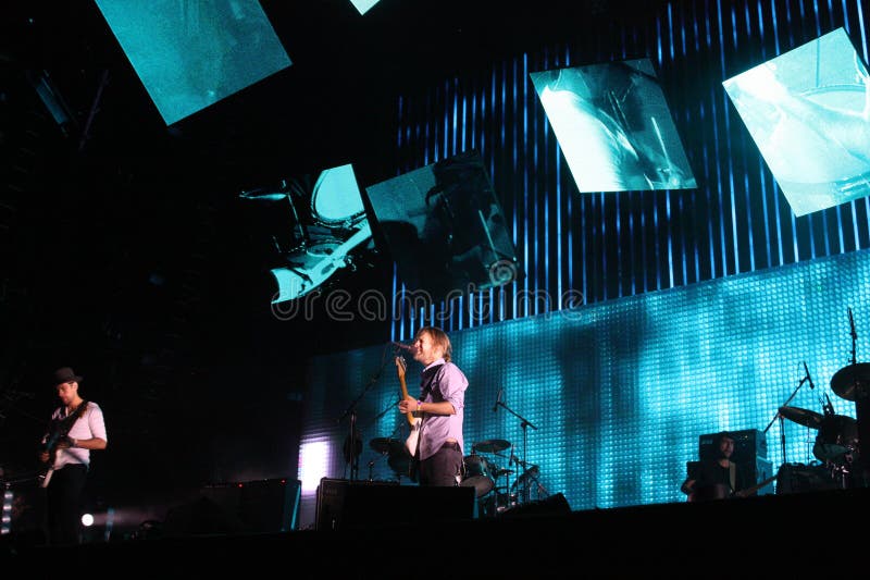Radiohead in Concert at Coachella Editorial Photography - Image of ...