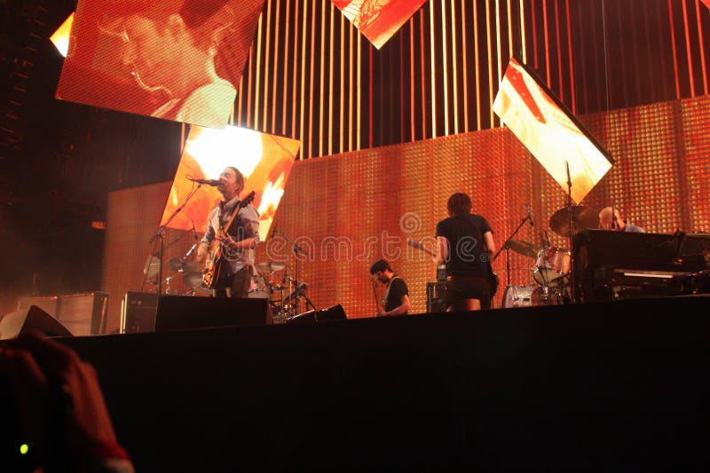Radiohead in Concert at Coachella Editorial Stock Image - Image of ...
