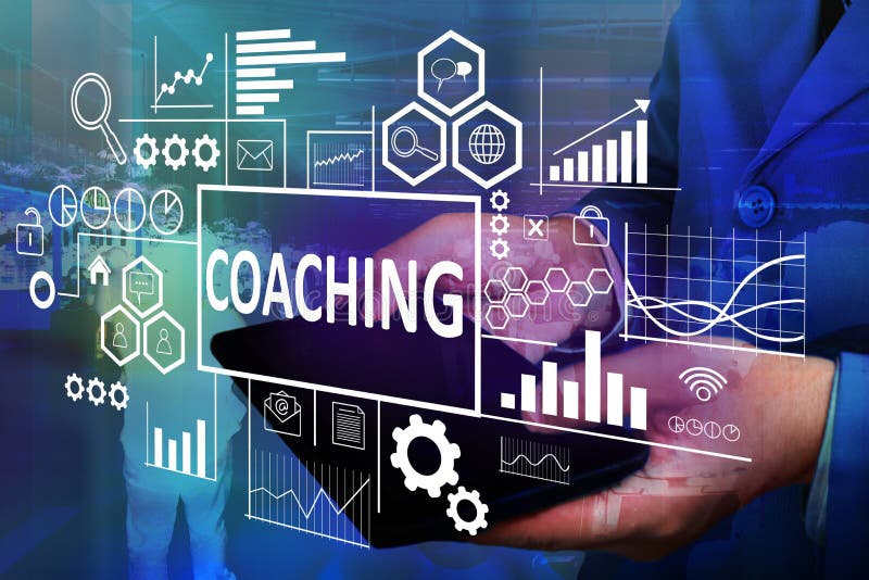 Coaching in Business Concept Stock Image - Image of background ...