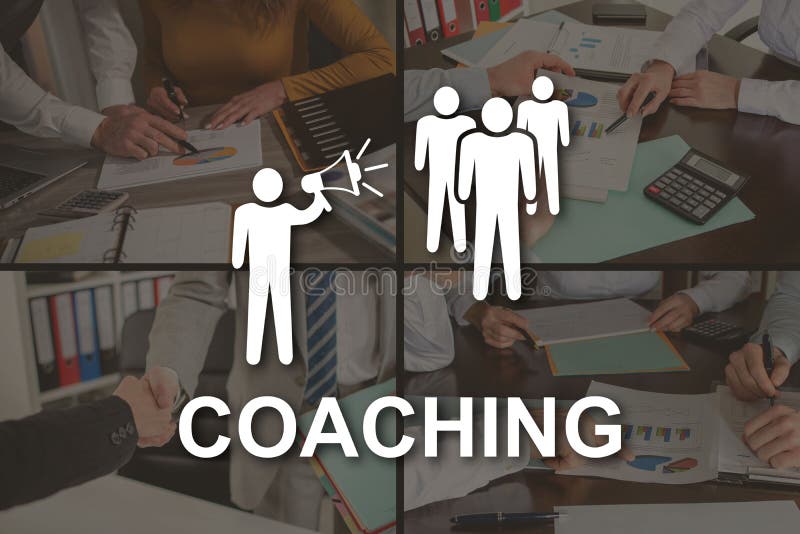 Concept of coaching stock photo. Image of advice, business - 215572880
