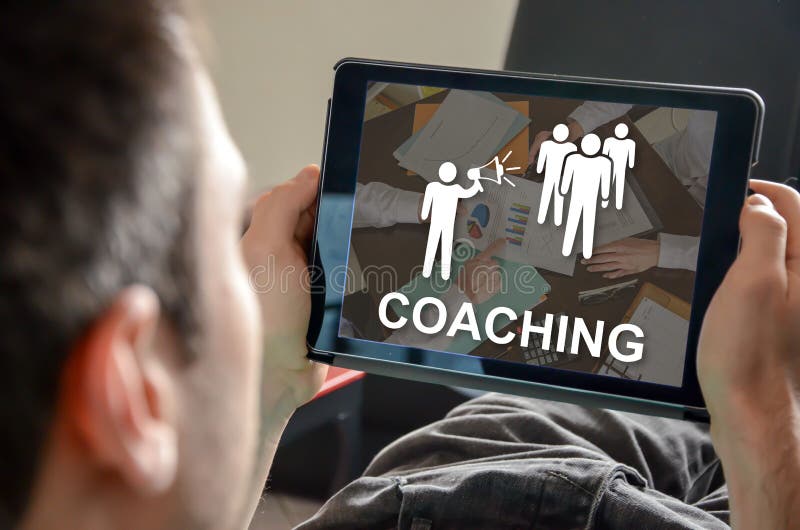 Concept of coaching stock photo. Image of manager, concept - 248136988