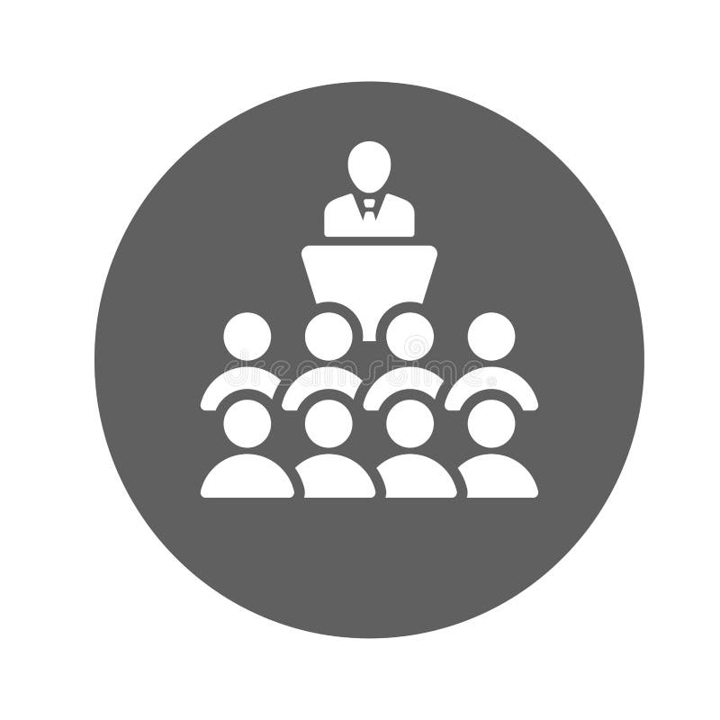 Coaching, Demonstrate, Learning Icon. Gray Vector Graphics Stock ...