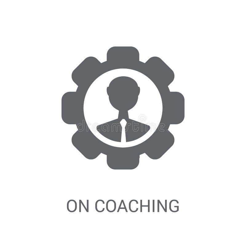 Coaching Icon. Trendy Coaching Logo Concept on White Background Stock ...