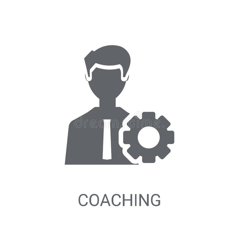 Coaching icon stock vector. Illustration of line, office - 133513470