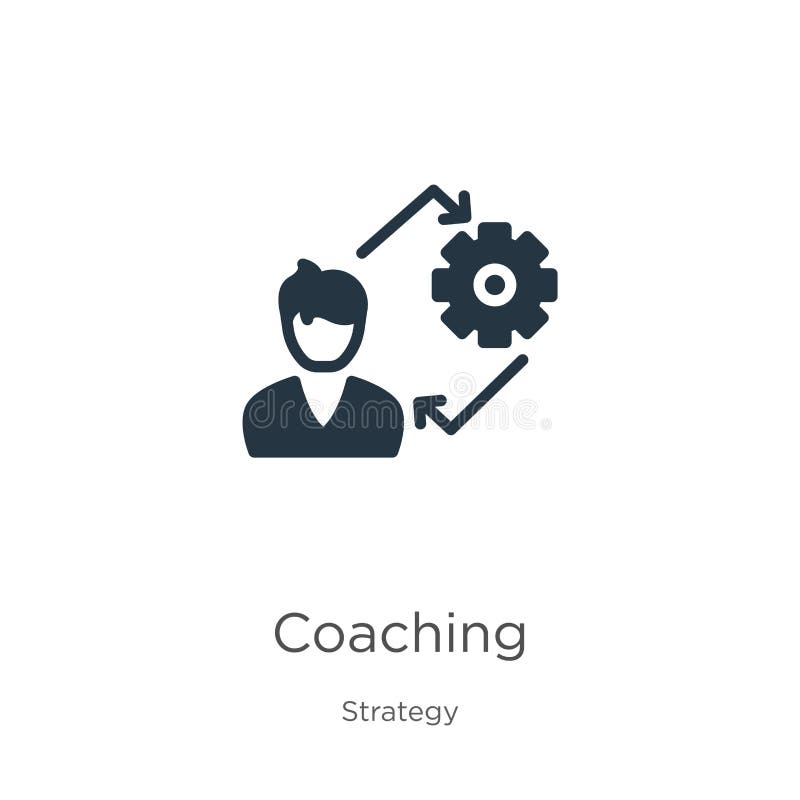 Coach Icon Vector. Trendy Flat Coach Icon from Football Collection ...