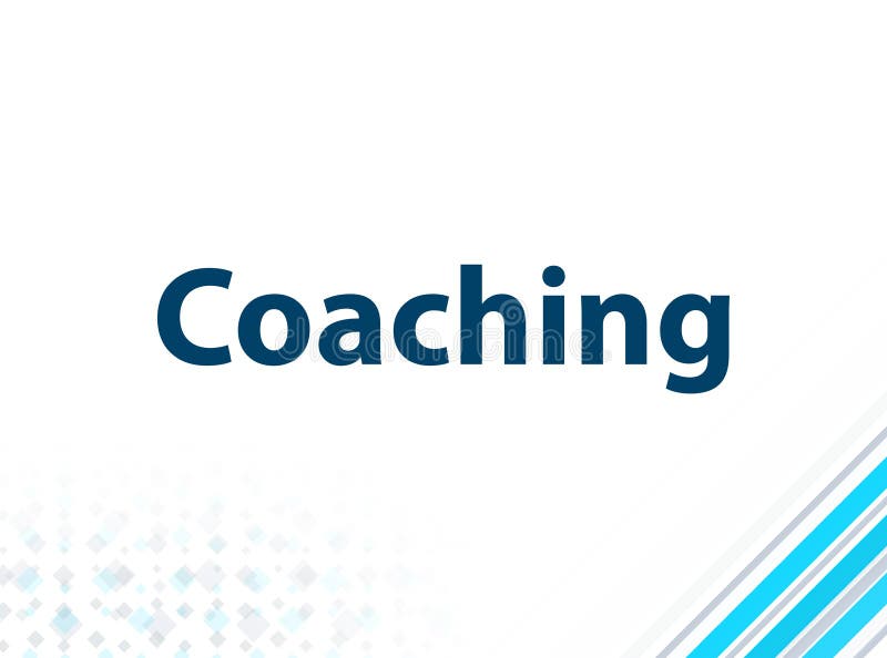 Coaching Abstract Flat Background Design Illustration Stock ...