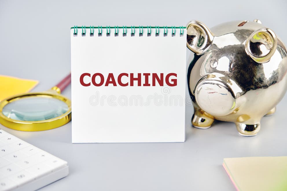Coaching and Mentoring Concept. COACHING Written a Conceptual Phrase on a Blank Sheet of a ...