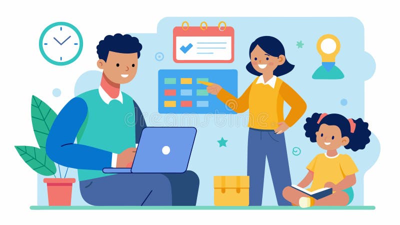 A Coaching Session Where a Teenager is Learning the Basics of Time ...