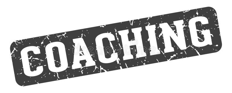 Coaching Rectangular Sign. Coaching Stamp Stock Illustration ...