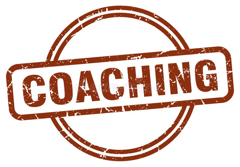 Coaching stamp stock vector. Illustration of circle - 148243131