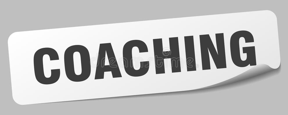 Coaching Sticker. Coaching Label Stock Vector - Illustration of peeler ...