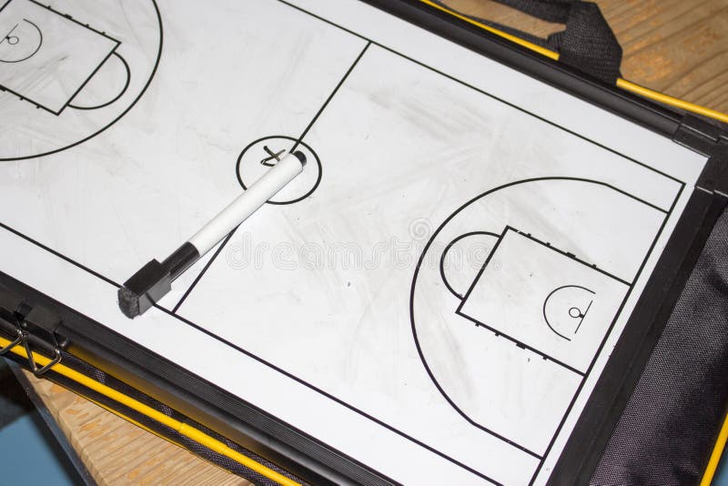 Tablet basketball coach stock photo. Image of sport, attack - 83734776