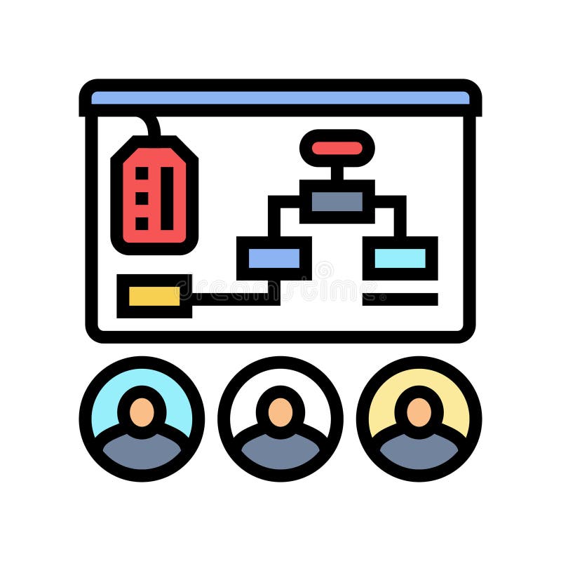 Coaching Technical Sales Engineer Color Icon Vector Illustration Stock ...