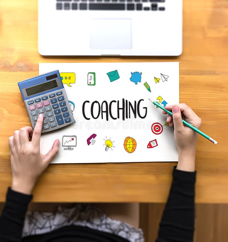 COACHING Training Planning Learning Coaching Business Guide Inst Stock ...