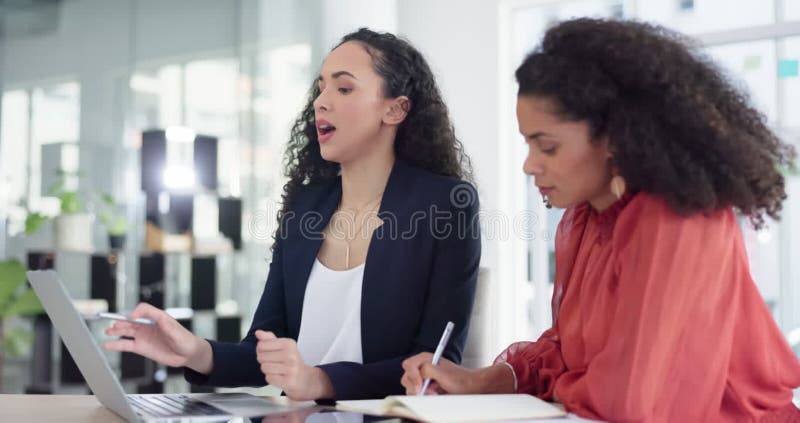 Coaching, Training and Woman with Mentor Writing, Learning and Taking ...