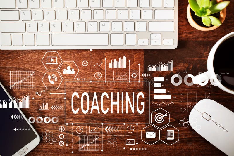 Coaching with workstation stock photo. Image of phone - 121827200