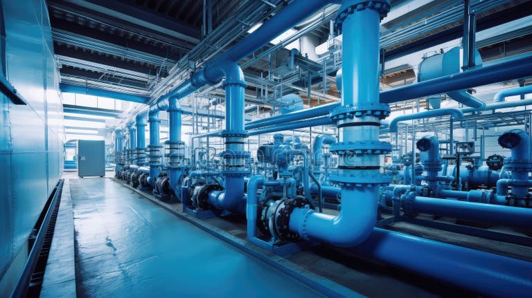 Coagulation Water Purification Process Stock Illustration ...