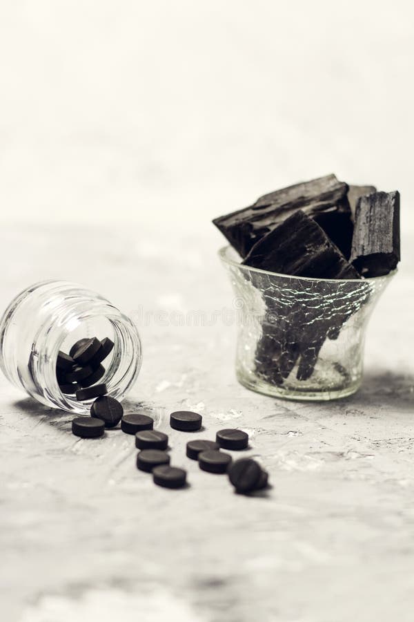 Coal and activated carbon stock photo. Image of natural - 124277674