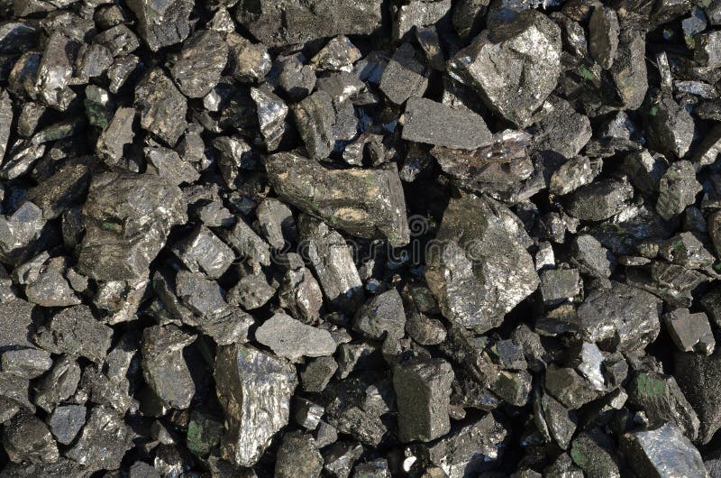 Varietal Enriched Coal Fine Fraction Anthracite. Stock Photo - Image of ...