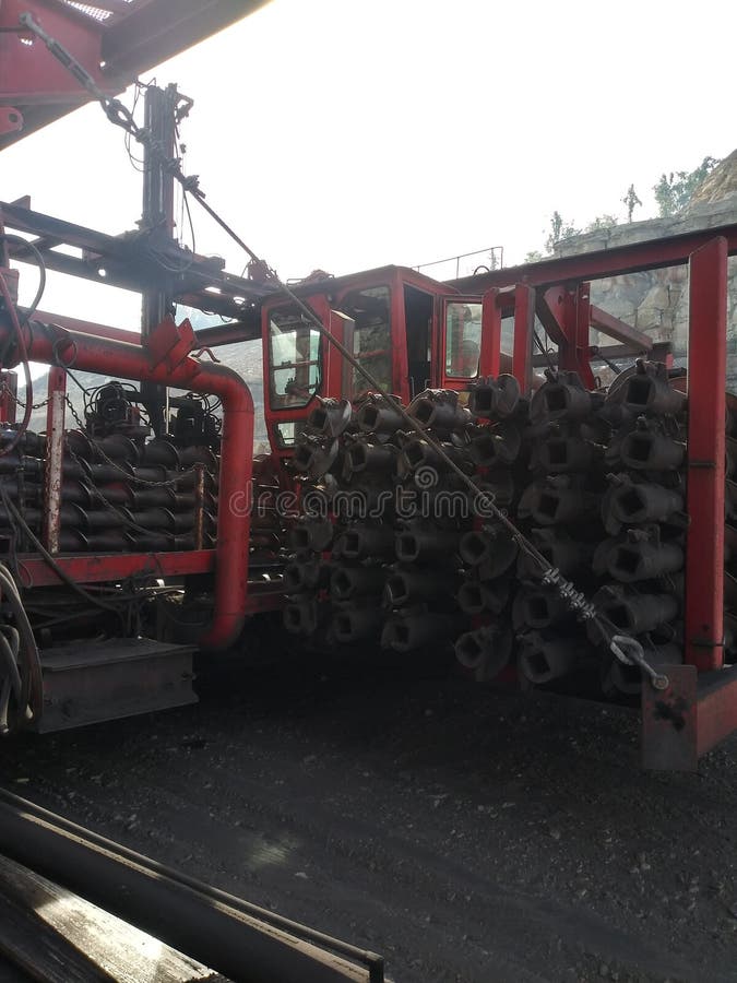 Coal auger machine stock photo. Image of coal, bumper - 236542700