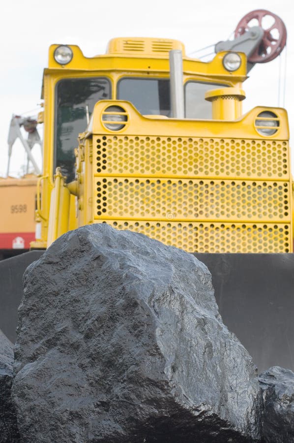 Big Loader on Coal stock photo. Image of electrical, cargo - 20435260