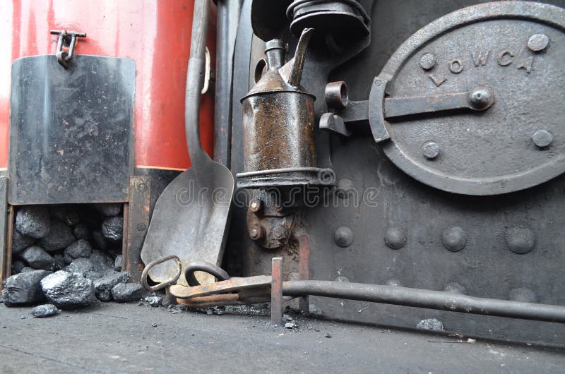 Coal bunker stock image. Image of train, boiler, engine - 33179579