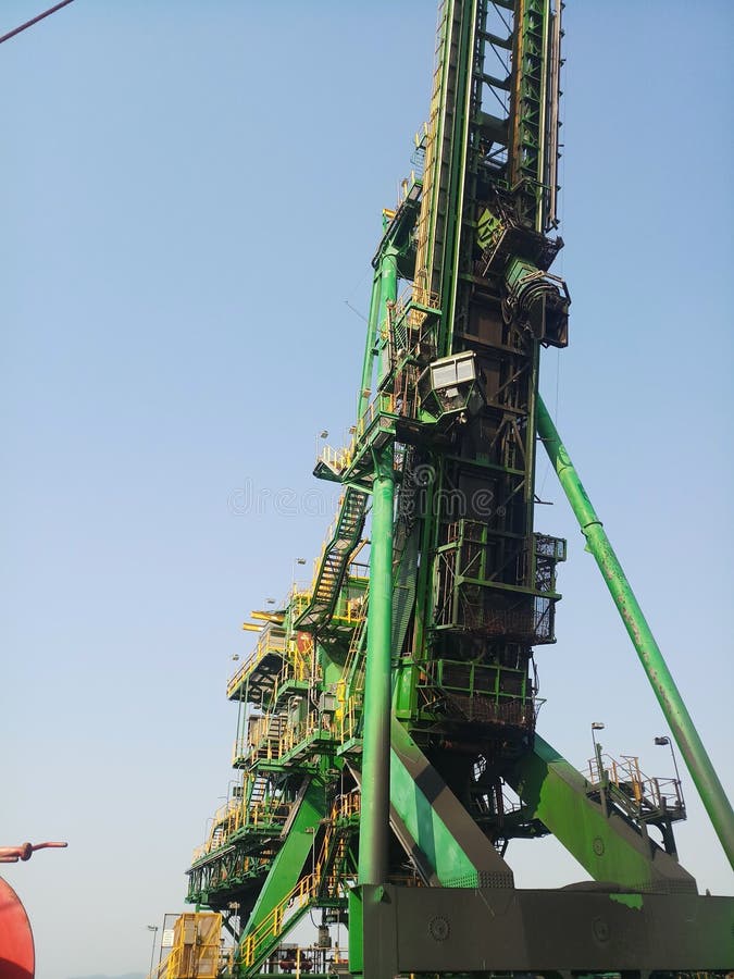 Coal Cargo Loading Heavy Machine Stock Photo - Image of coal, loading ...