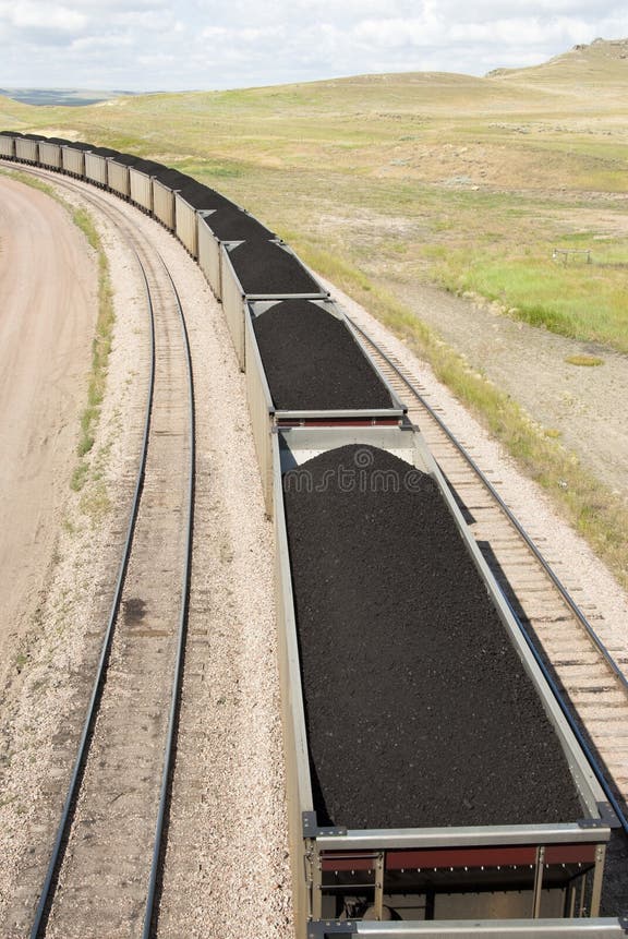 Coal cars stock image. Image of full, fuel, powder, gillette - 11765675
