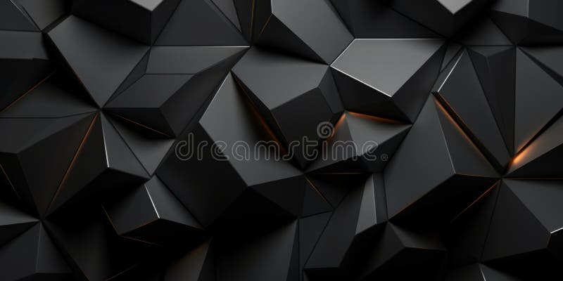 Coal Creative Abstract Geometric Wallpaper. Stock Illustration ...