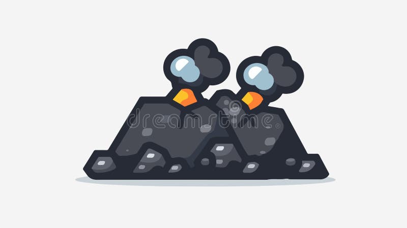 Coal Energy Technology Icon for Eco-Friendly Solutions Stock ...