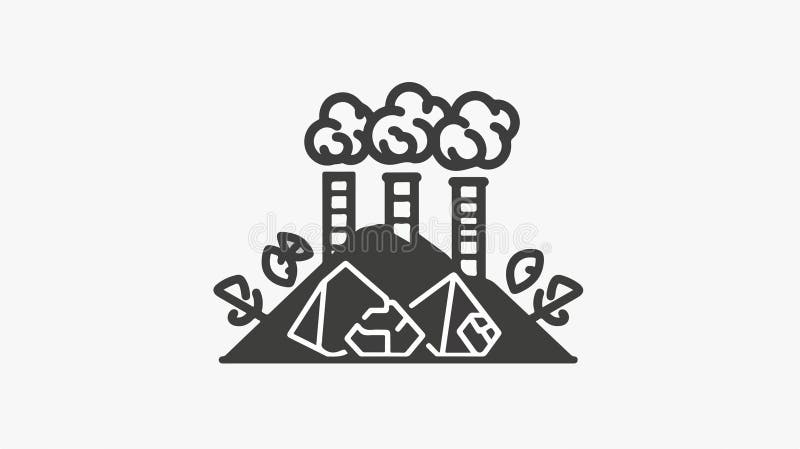 Coal Energy Technology Icon for Sustainable Power Solutions and ...