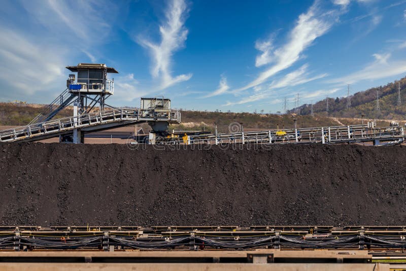 Coal Excavation on the Surface Mine, Coal Mining and Processing Equipment, Washing and Sorting ...