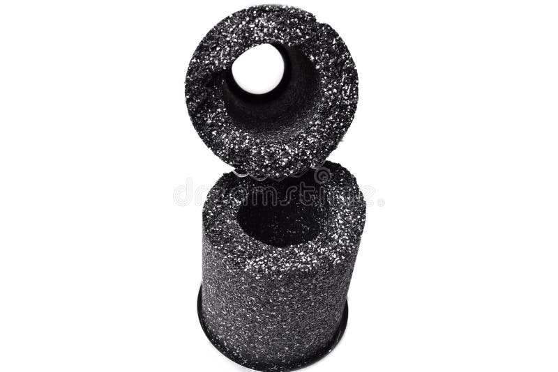 Coal filter on white stock image. Image of backdrop - 136415719