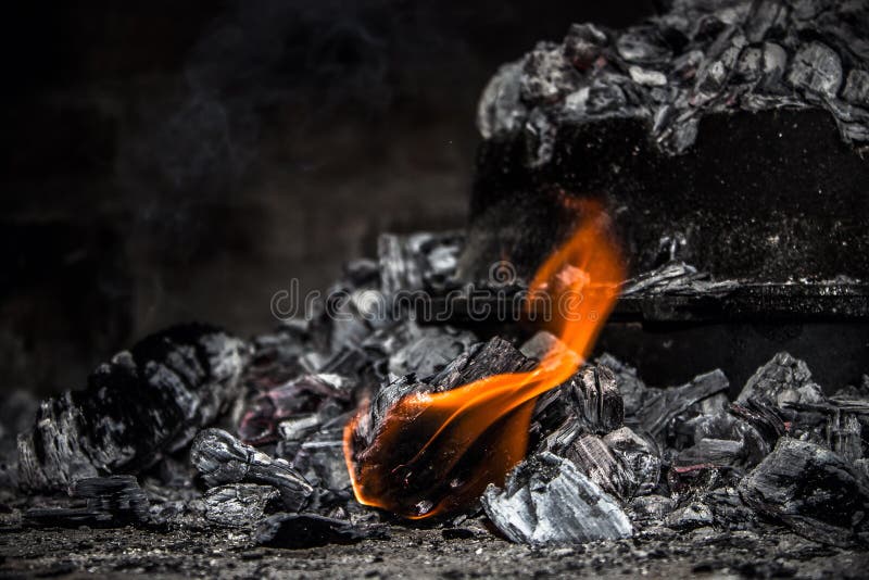 Coal on fire stock photo. Image of grey, yellow, tradition - 30972434