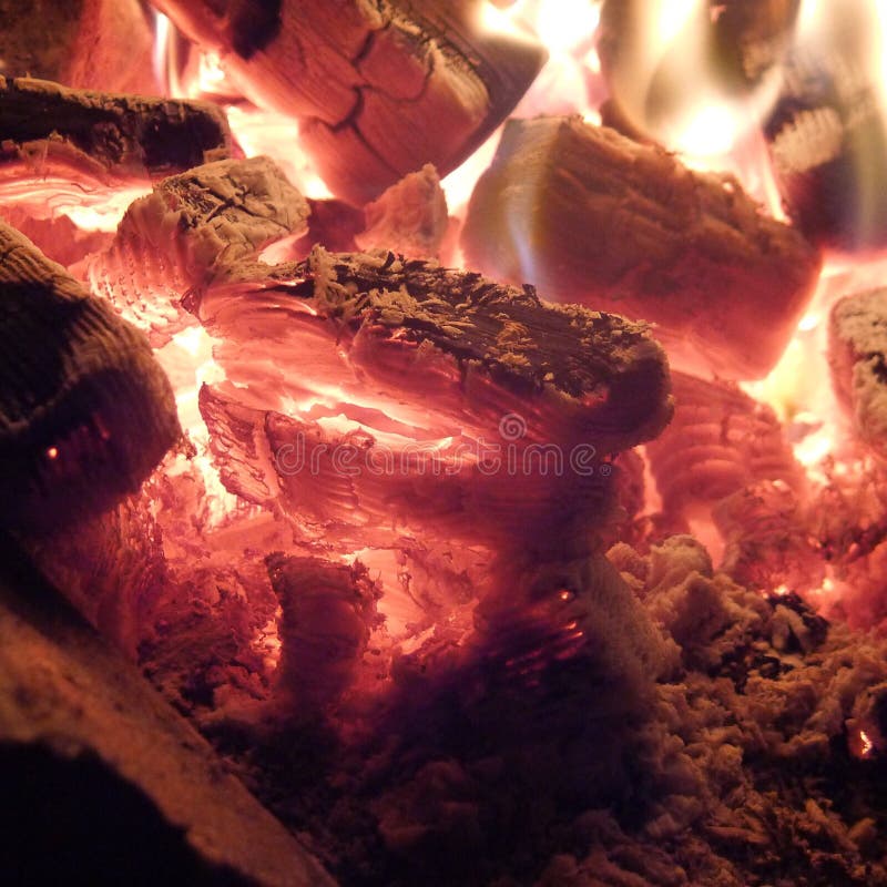 Coal in fire stock photo. Image of coal, winter, fire - 86644814