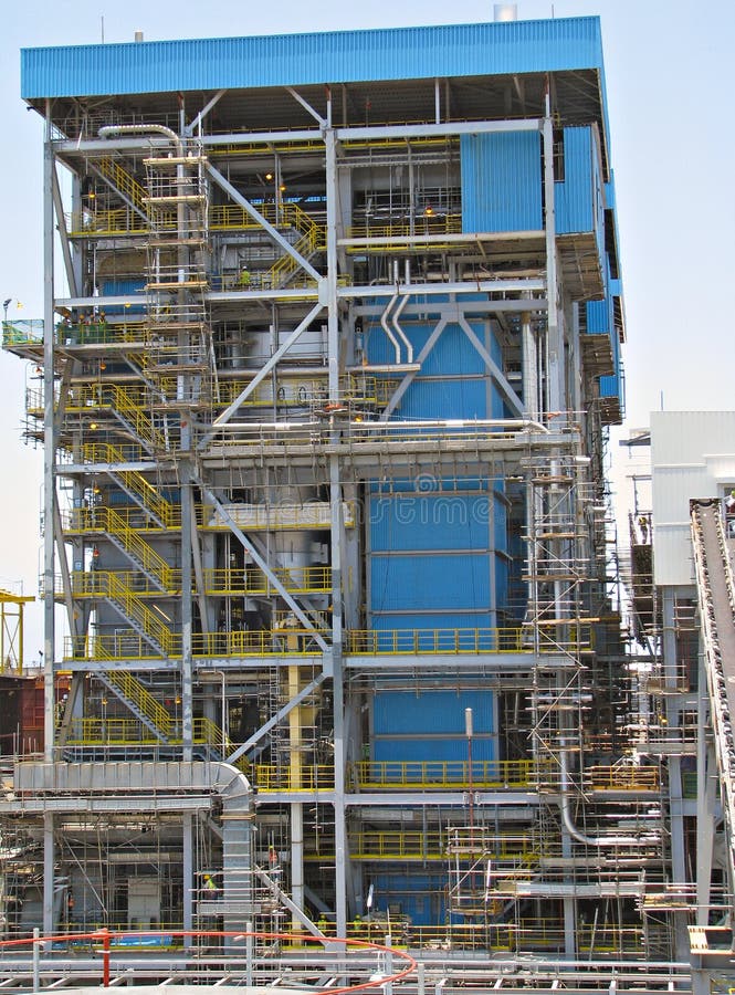 Coal fired boiler stock image. Image of duct, boiler - 26936663