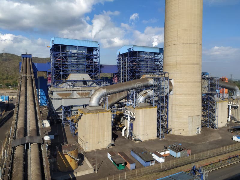 COAL FIRED POWER PLANT PAITON Stock Image - Image of power, fired ...