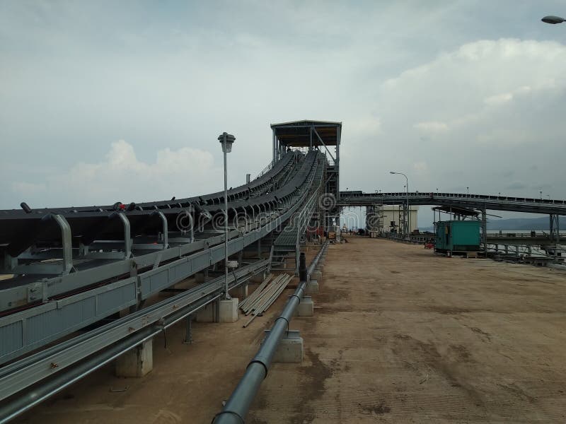 Coal Fired Power Plant Project Batang Central Java Stock Photo - Image ...
