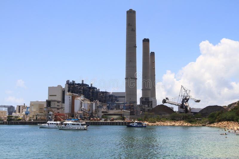 The Coal Fired Power Station in Lamma Island, Hk 10 May 2011 Editorial ...