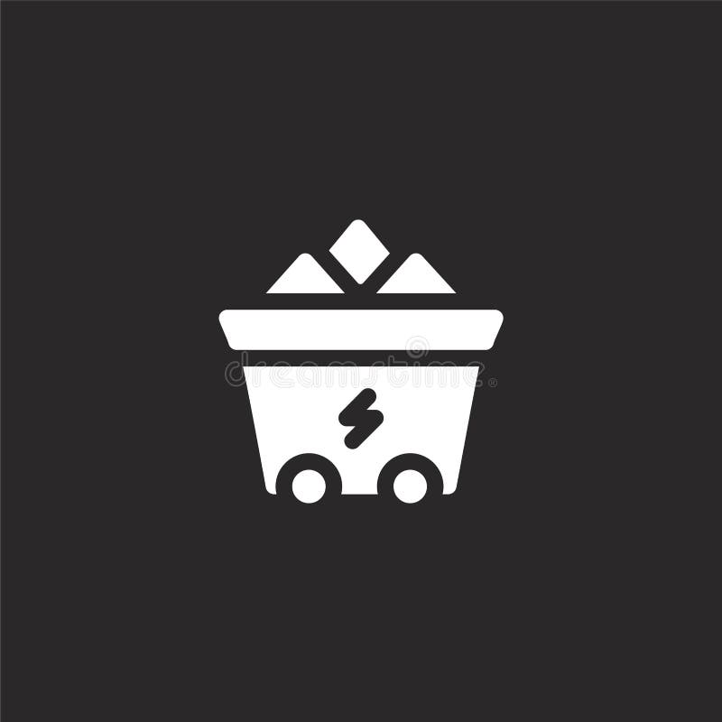 Coal Icon. Filled Coal Icon for Website Design and Mobile, App ...