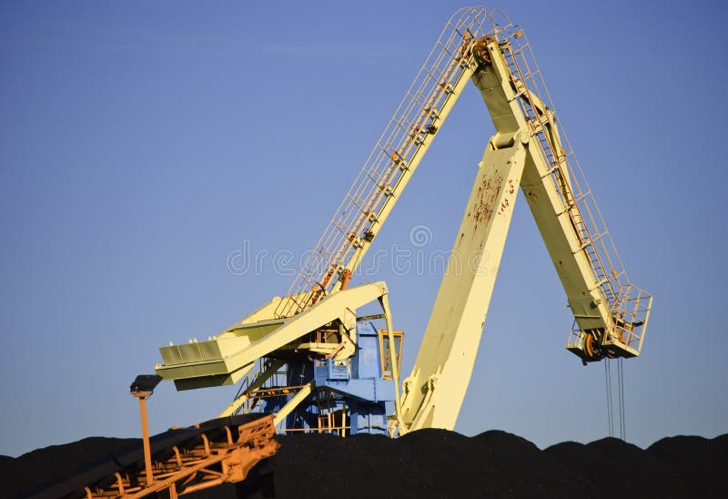 Coal Loader stock image. Image of wales, port, south, valley - 3121751
