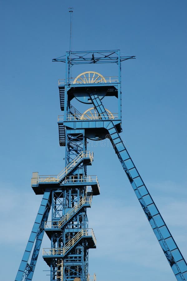 Mine head gire stock image. Image of head, winding, mining - 9567641