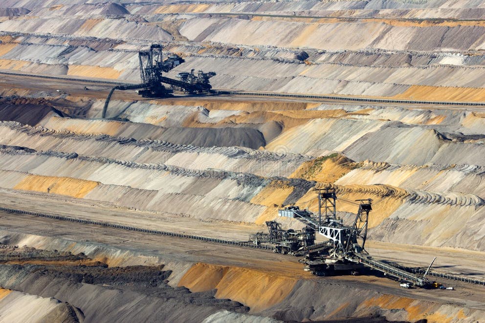 Coal Mine stock photo. Image of garzweiler, power, energy - 26888670