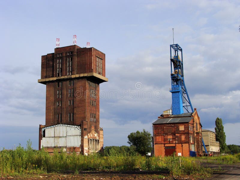 Coal mine stock photo. Image of bytom, window, field, building - 6203798