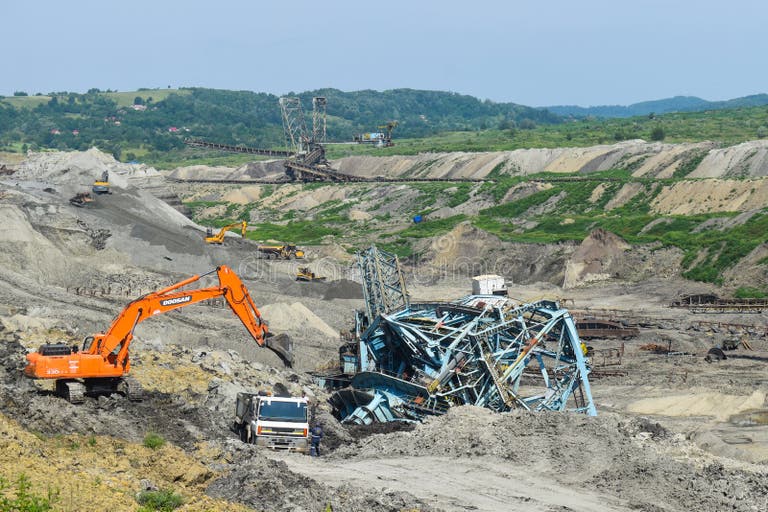 Coal Mine Accident with a Heavy Extraction Machine Inside the Coal ...