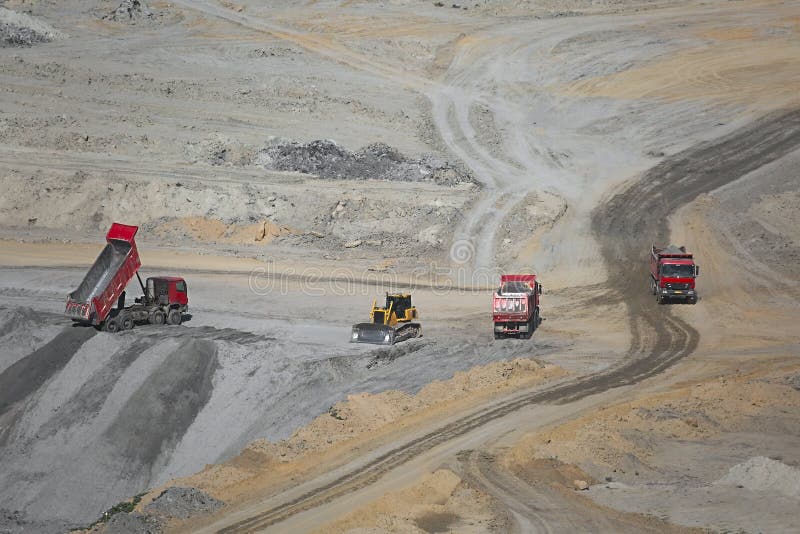 Coal mining waste pile stock image. Image of poland, geology - 21147513