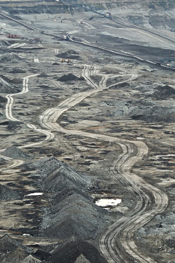 Coal Mine Area stock image. Image of iron, huge, material - 65259597