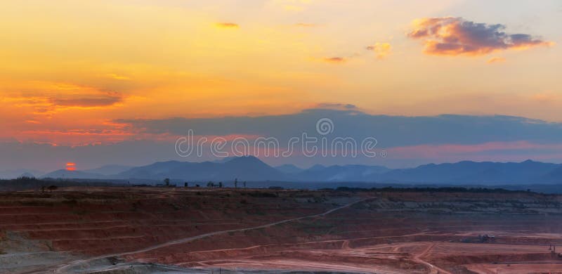 Coal mine stock image. Image of landscape, mountain, iron - 71701155