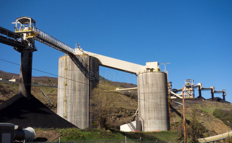 A coal mine in colorado stock photo. Image of steel - 100211700