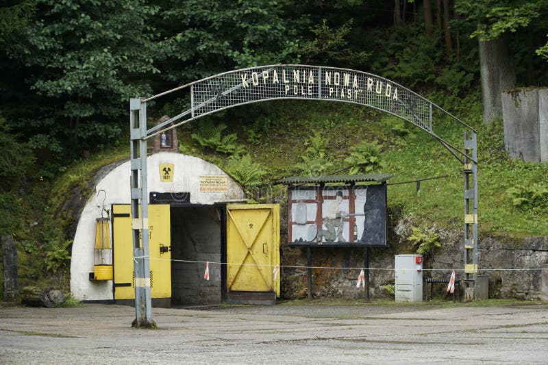 Coal Mine Entrance - Nowa Ruda, Poland Editorial Stock Photo - Image of ...